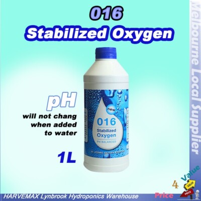 o16 Stabilized Oxygen 1L pH Balanced Di-Atomic Oxygen Booster | eBay ...