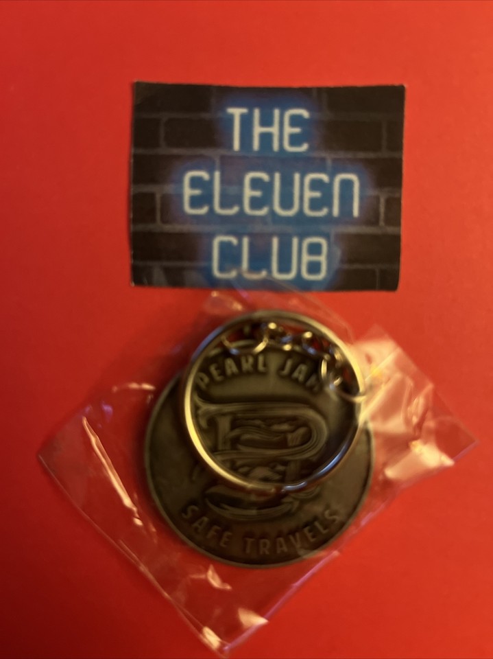 Pearl Jam Keychain 2018 Safe Travel Fob Key NEW OOP Vedder NOS St ...