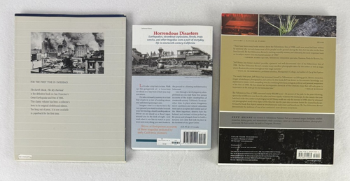Lot of 3 Natural Disaster Books California Disasters Earthquake ...