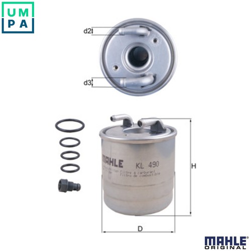 FUEL FILTER KL 490D FOR MERCEDES-BENZ C-CLASS/T-Model GLK-CLASS/SUV B ...