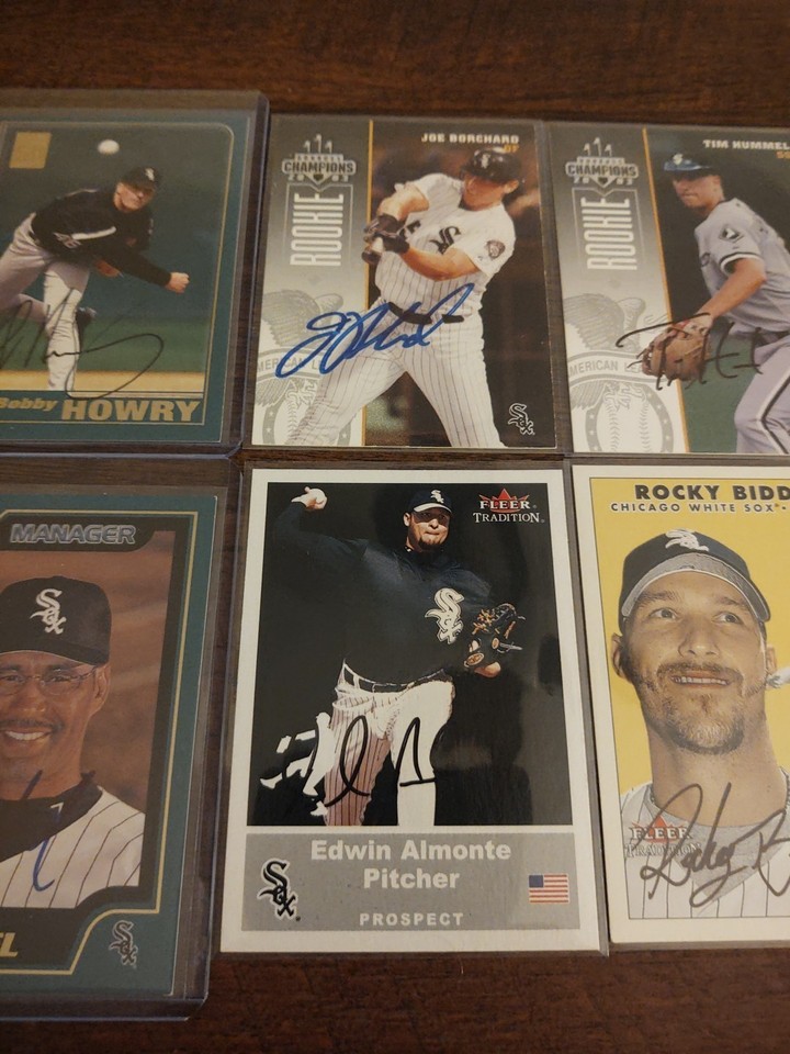Chicago White Sox Signed Lot Of 10 Auto Jerry Manuel Bobby Howry Joe ...