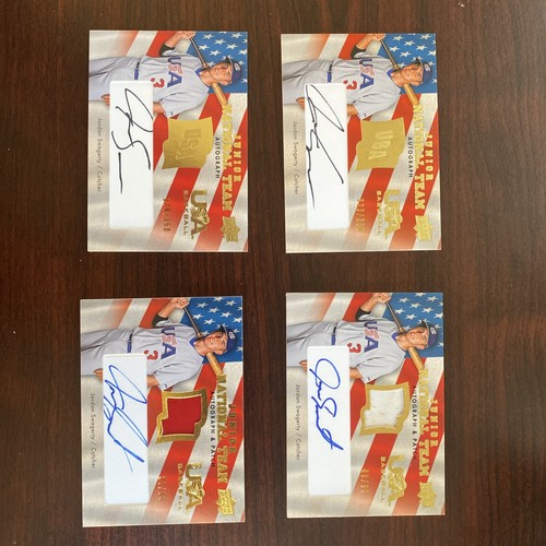 Lot of (4) - Jordan Swagerty 2008 Upper Deck Auto / Patch Card #USJR-JS ...