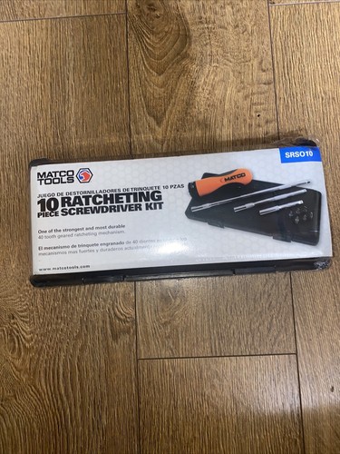 NEW MATCO TOOLS 10 PIECE RATCHETING SCREWDRIVER KIT PAT# SRSO10 | eBay