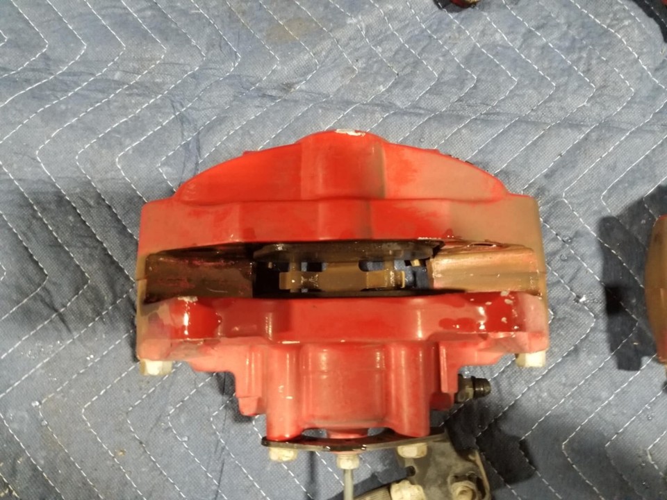 2009-2020 NISSAN 370Z AKEBONO BREMBO BRAKE CALIPER SET OF 4 RED SET OEM ...