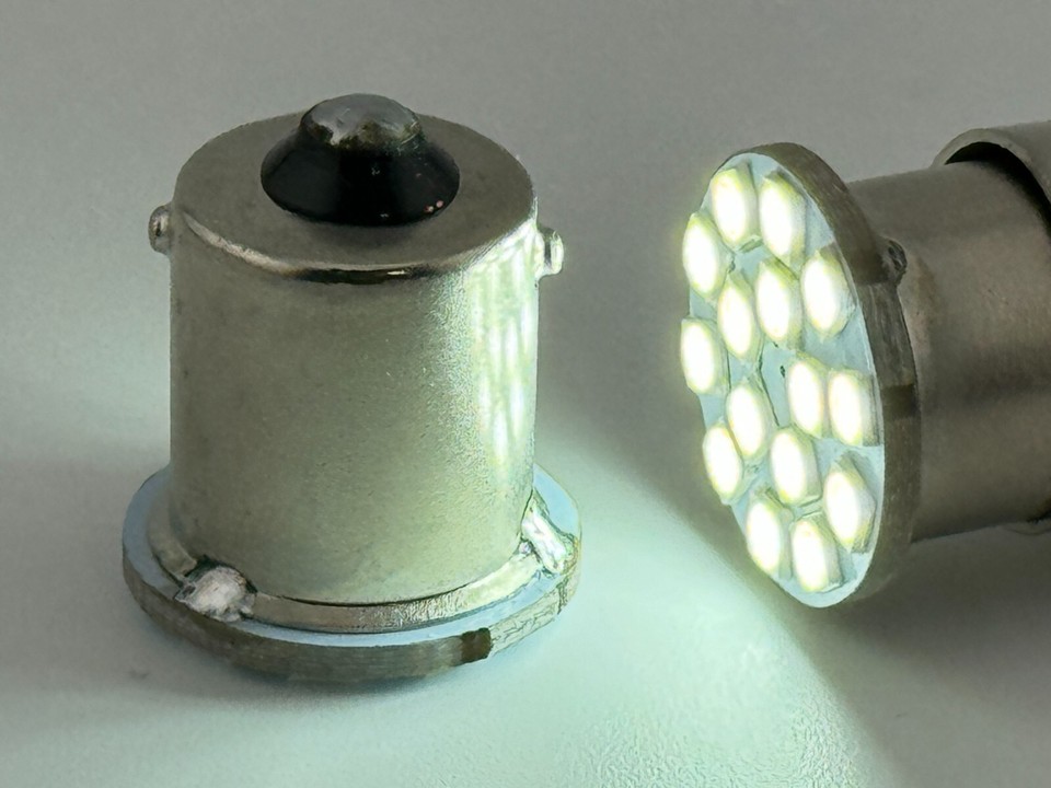 Rebaydo 2pcs BA15S LED Bulb 1129 6 Volt AC or DC Single Filament | eBay