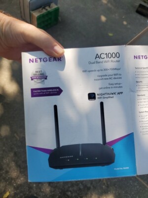 NEW! NETGEAR WiFi 5 Router (R6080) - AC1000 Dual Band Speed (up to 1000 ...