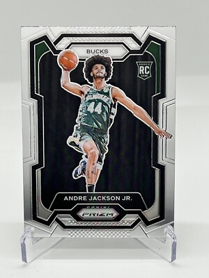 Andre Jackson Jr. 2023-24 Panini Prizm RC #131 Milwaukee Bucks Rookie ...