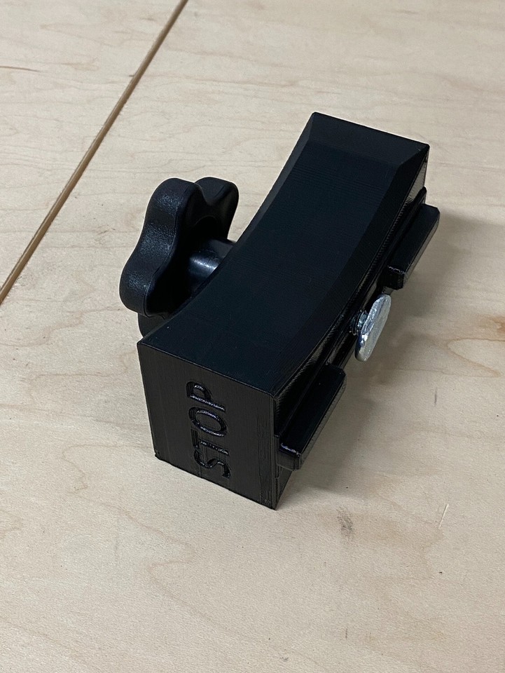 3D Printed Fenceless Stop Block for Miter Saw Woodworking PETG Black Or ...