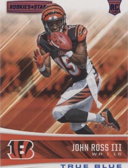 2017 Panini Rookies & Stars - Rookies John Ross #241 True Blue /49 (RC ...