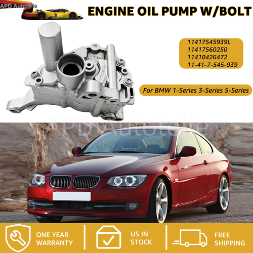 Engine Oil Pump W/Bolt 11417545939 Fit BMW 1-Series 3-Series 5-Series ...