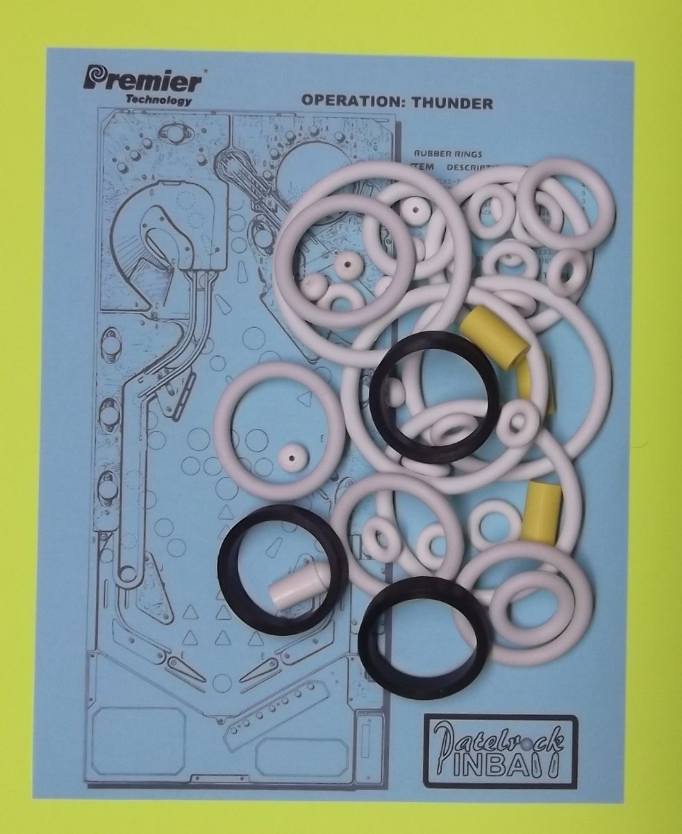 Diy Pinball Machine Kit 1992 Gottlieb / Premier Operation Thunder ...