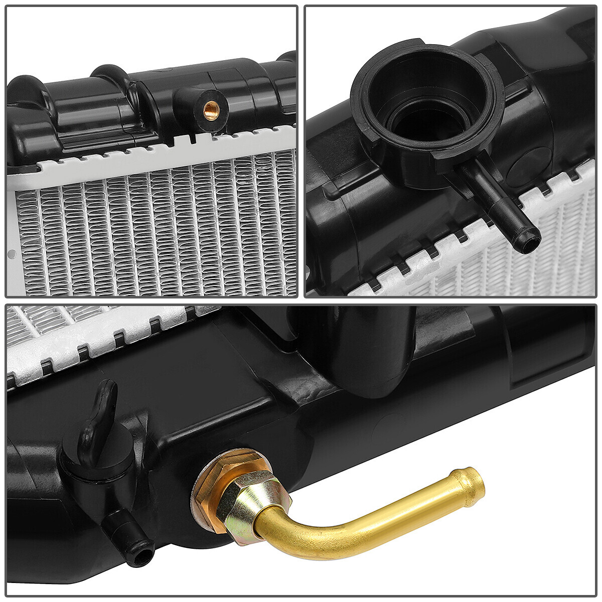 FOR 88-92 TOYOTA COROLLA GEO PRIZM AT OE STYLE ALUMINUM CORE RADIATOR ...