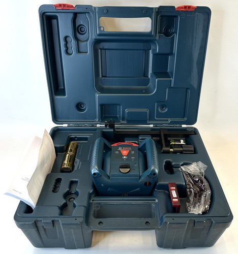 Bosch 800 ft Rotary Laser Level Self Leveling W/ Hard Case No Tripod ...