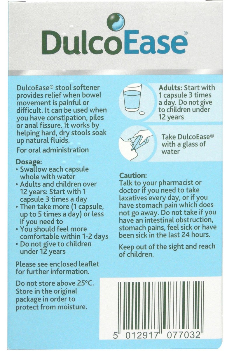 Stool Softener Dosage