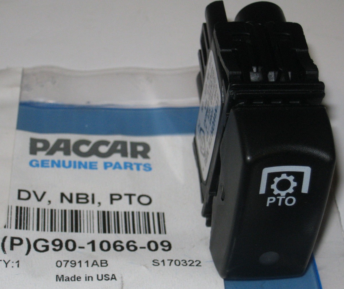 Paccar Truck PTO Control PTO Air Electric Valve Control Switch For ...