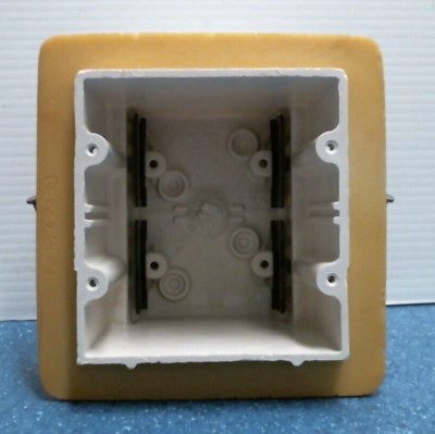 Allied Moulded Products Vapor Seal Outlet 2 Gang Box, White (12121) FS ...