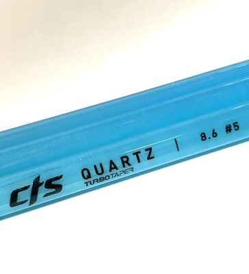 CTS 8'6" 5 Weight Quartz -TURBO TAPER- Fast FiberGlass Fly Rod Blank ...