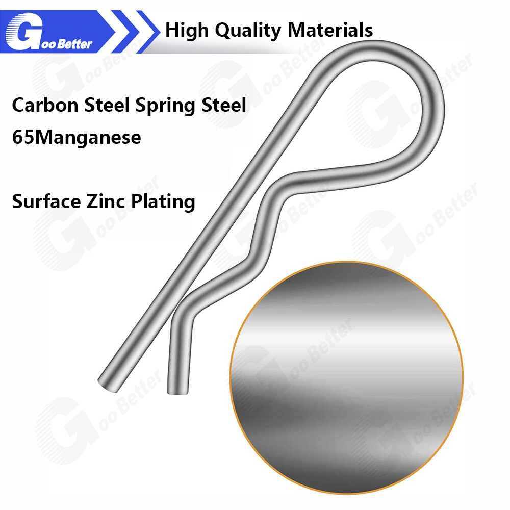 150Pcs R Cotter Pins Assortment Kit Hitch Pin Clip Locking R Hairpin ...