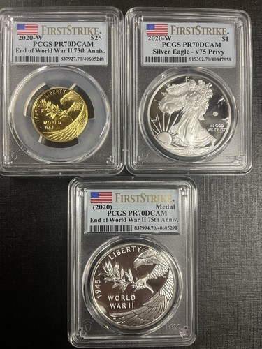 2020 V75 Gold And Silver 3 Coins Set | eBay