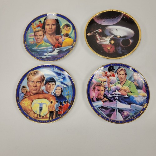 Star Trek Collector Plates by Hamilton x 8 | eBay