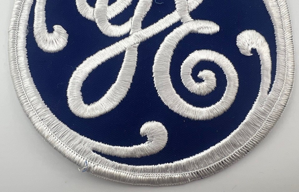 Vintage Lot Of 2 GE Logo General Electric Embroidered Patches - Large ...