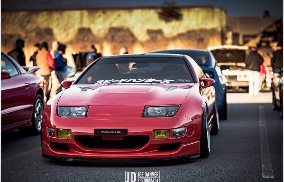 BLEM 300ZX Fairlady Z Logo JSPEC Front Bumper Plate 90-96 Z32 Black ...