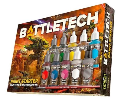 BattleTech Starter Paint Set Catalyst Game Mech Farben Army Painter ...