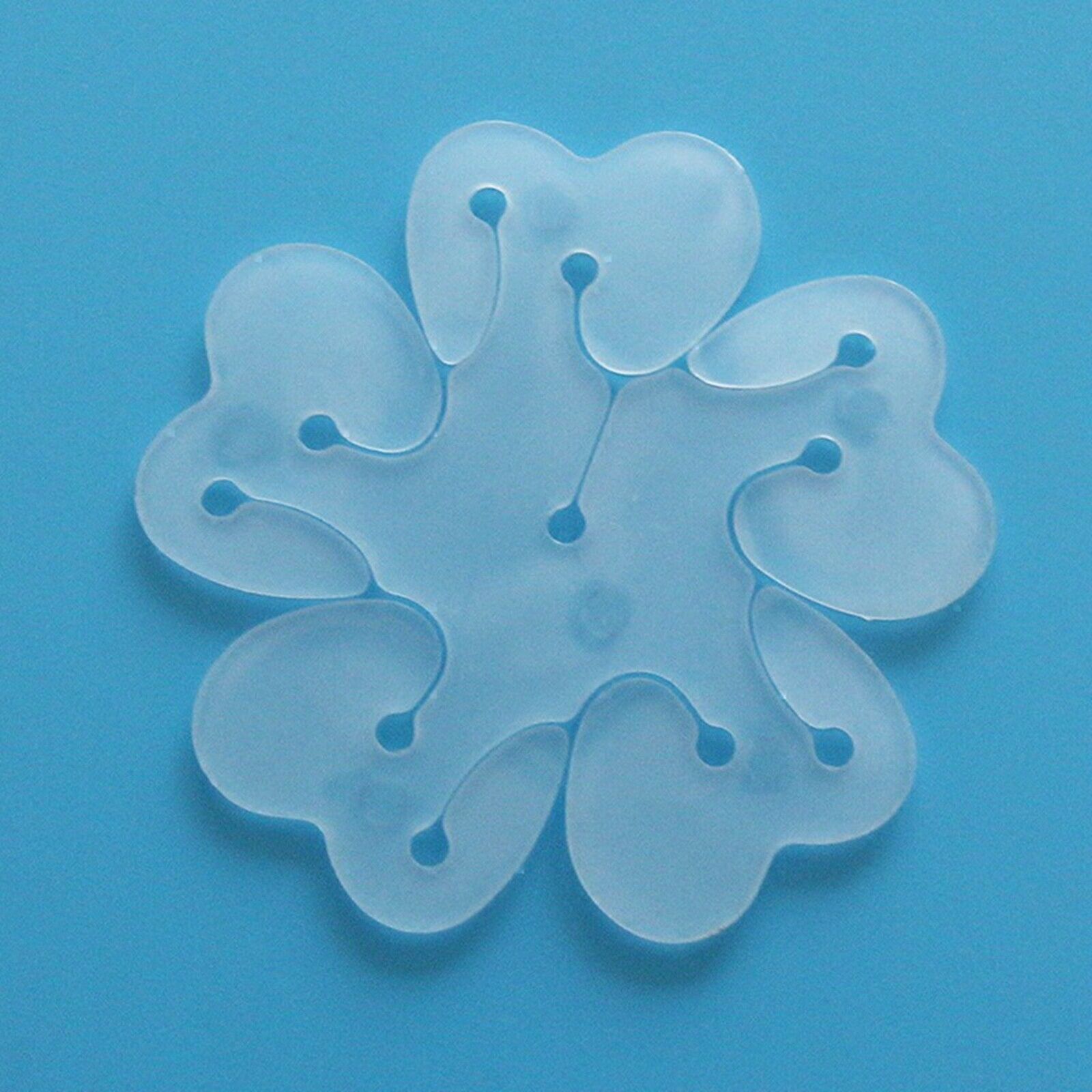 10/20pcs Plastic Balloon Flower Clips Ties Balloon Holder Clip Decor ...