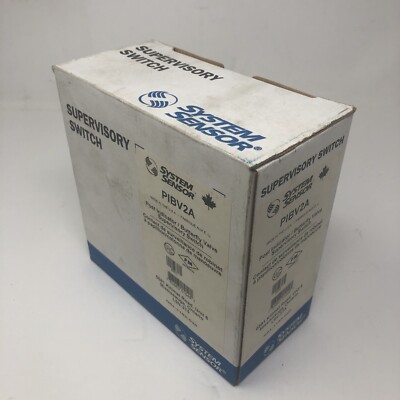 NEW System Sensor PIBV2A PIV Post Indicator Butterfly Valve Supervisory ...