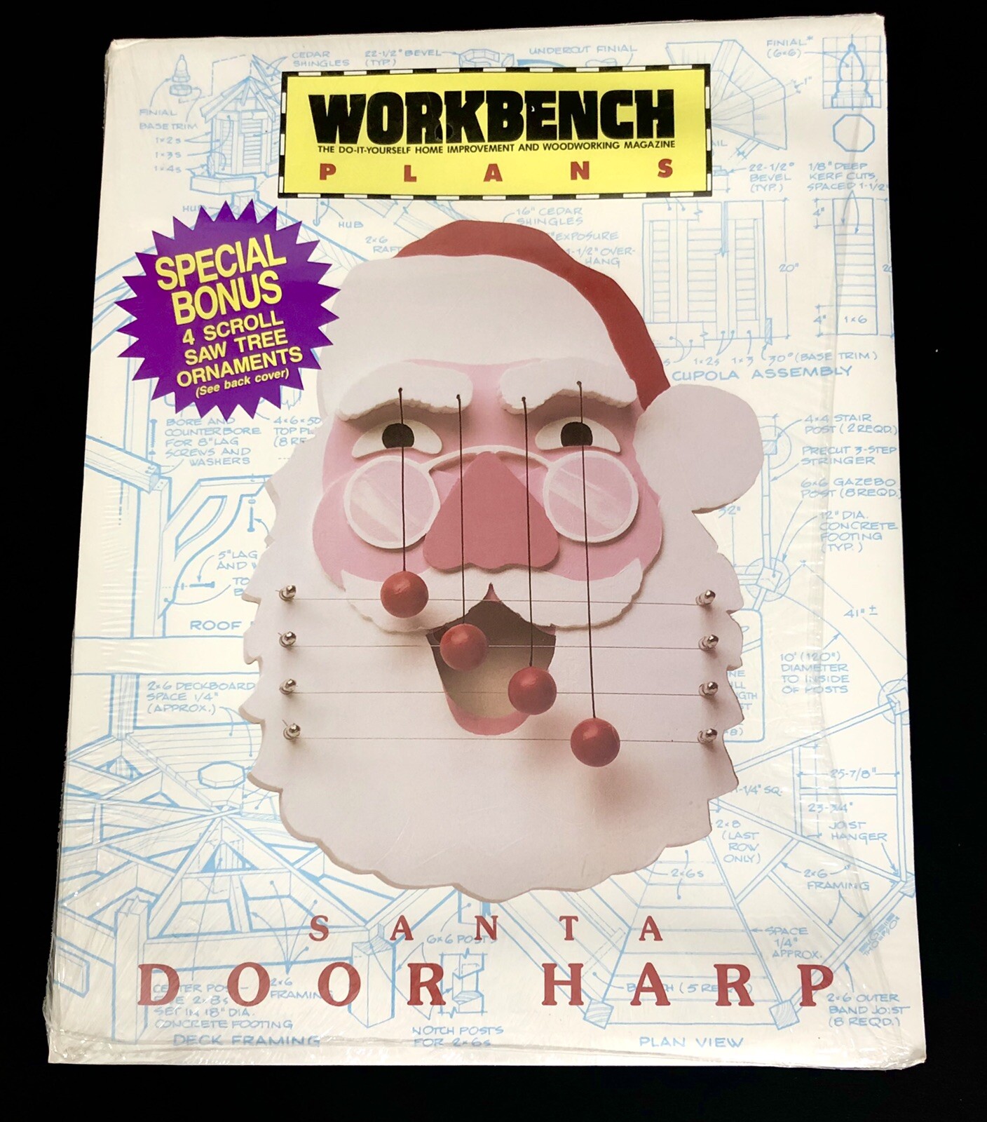 CLEARANCE!! WORKBENCH PROJECT PLANS LOT of 5 Santa Fireside Tray Tool ...