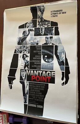 VANTAGE POINT great 27x40 D/S original movie poster 2008 | eBay