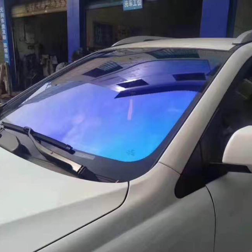 Chameleon Blue 67%VLT 1M*3M Car Window Tint Window Foils Solar ...