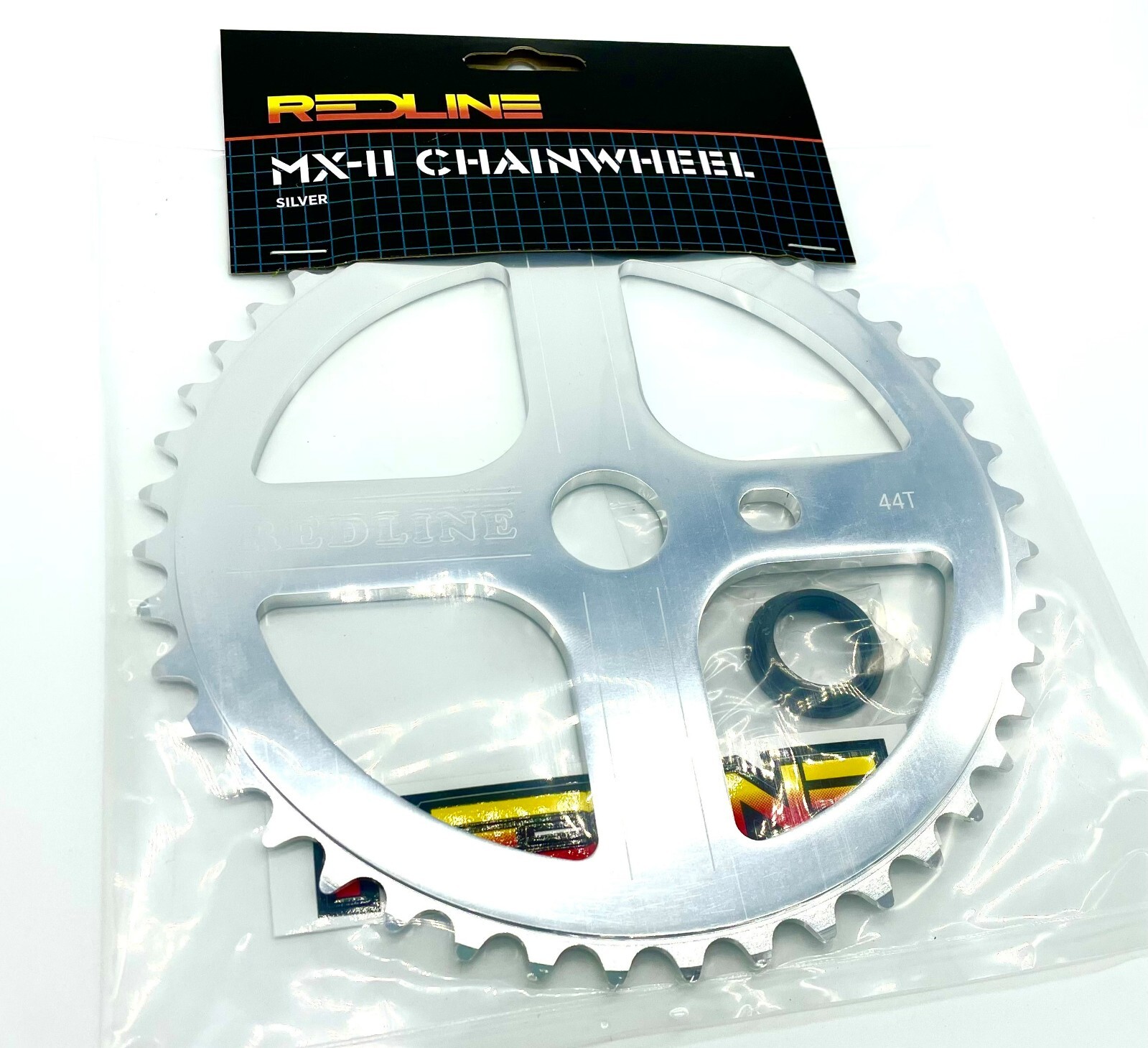 Redline Genuine MX-II Chainwheel - Silver 44T | eBay UK