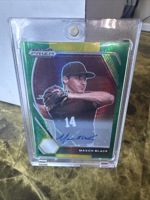 2021 PRIZMS YELLOW GREEN HYPER PRIZM RC MASON BLACK AUTO | eBay