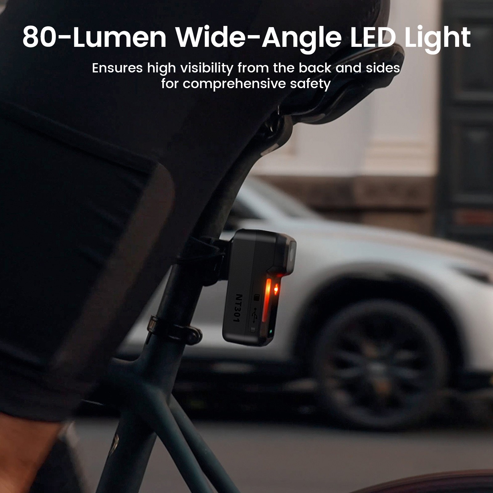 RAVEMEN NT301 Bike Rear light Bicycle 2K HD DV Camera Taillight ...