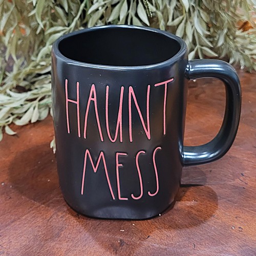 New Rae Dunn HAUNT MESS Black Coffee Mug 16 Oz | eBay UK