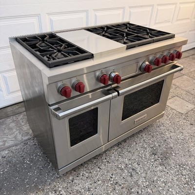 Wolf DF486G 48” Dual Fuel Range – Natural Gas – Professional Quality | eBay