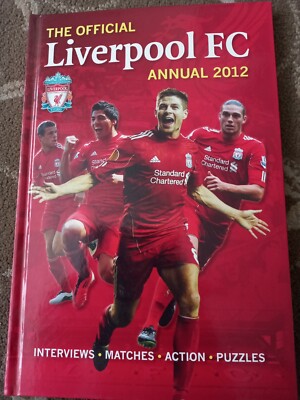 LIVERPOOL 2012 ANNUAL BOOK FOOTBALL | eBay UK