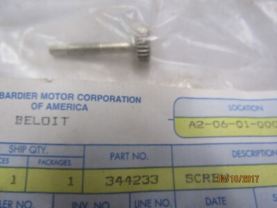 NEW OEM OMC JOHNSON EVINRUDE SCREW 344233 | eBay