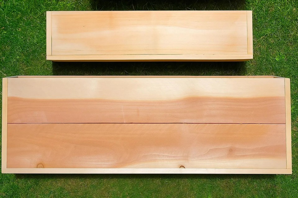 Custom Eastern Red Cedar Window Planter Box – Organic, Handmade, Any ...