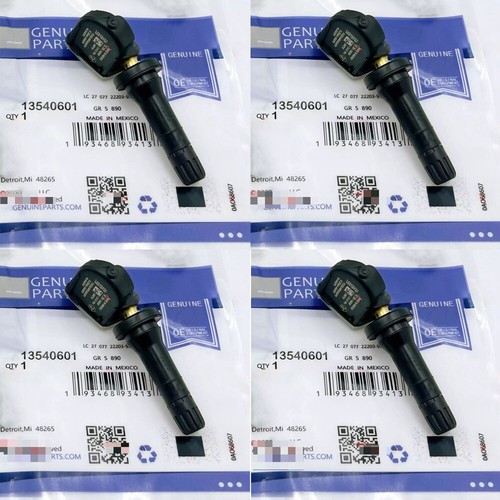 4X New 13540601 TPMS Tire Pressure Sensor for Buick Cadillac Chevrolet ...