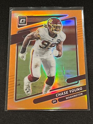 2021 Panini Donruss Optic Football Chase Young Orange Prizm 7/199 #5 | eBay