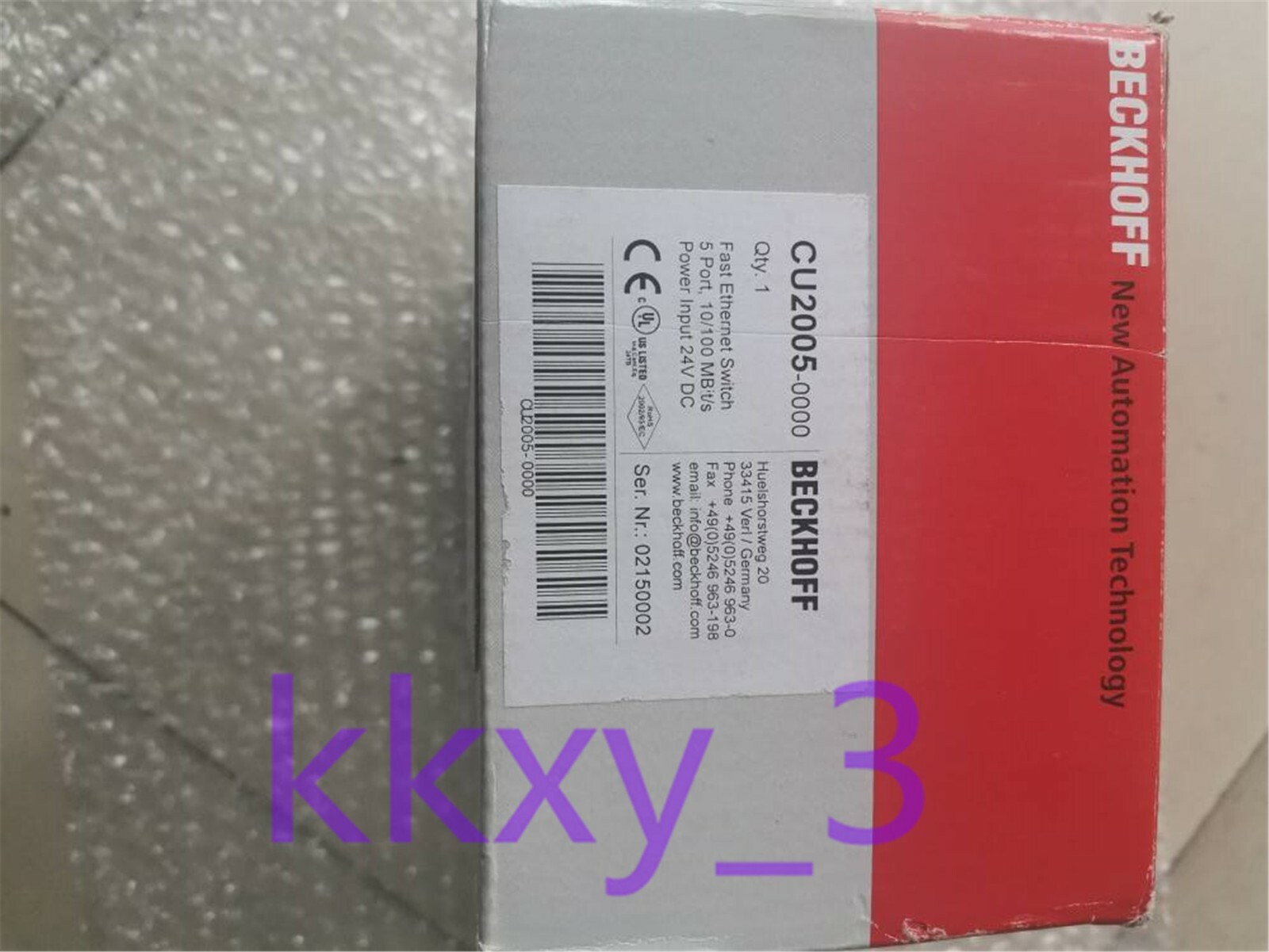 1 PCS NEW IN BOX BECKHOFF module CU2005 | eBay