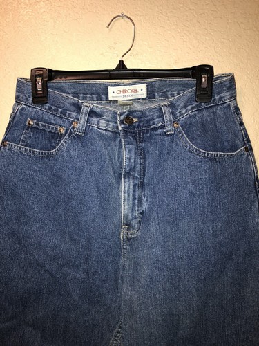 Cherokee Straight Leg Womens Denim Blue Jeans Medium … - Gem