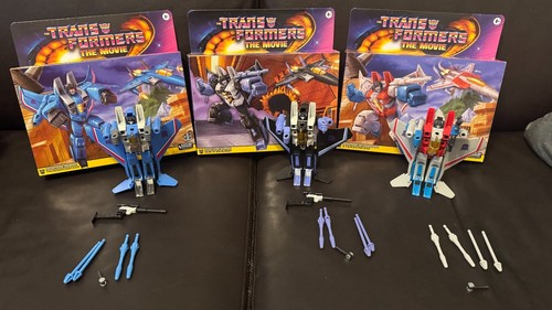 Transformers Retro Reissue 3 Seekers Starscream Skywarp Thundercracker ...