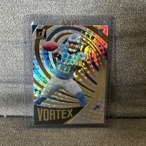 Jahmyr Gibbs Rookie Vortex SP Panini 2023 Donruss Football Card Lions ...