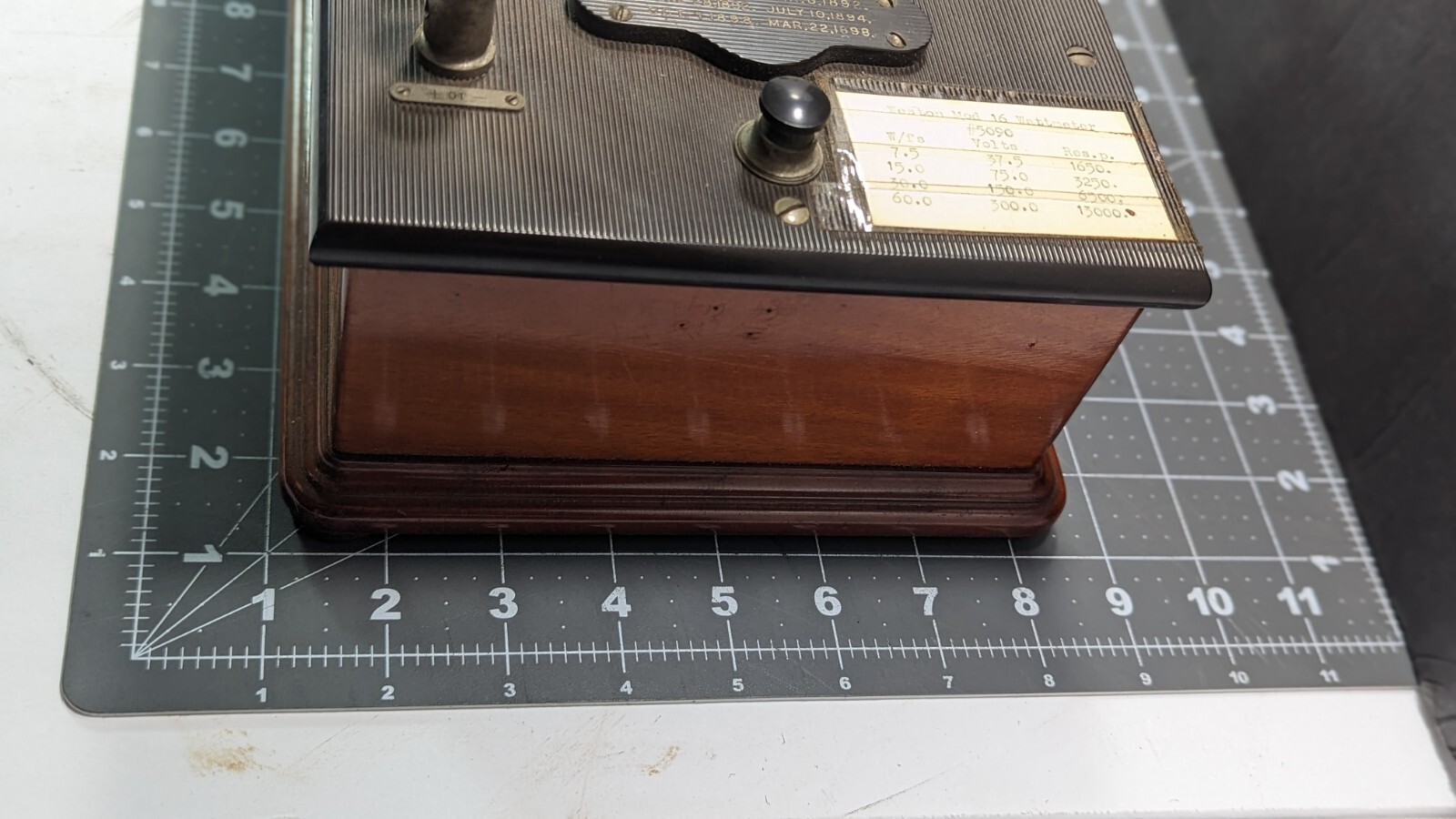 Antique Weston Electrical Instrument Watt Meter Steampunk USA W ...