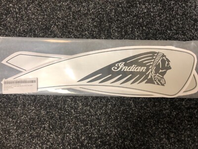Indian Scout tank decals. Silver with black pinstripe & black warbonnet ...