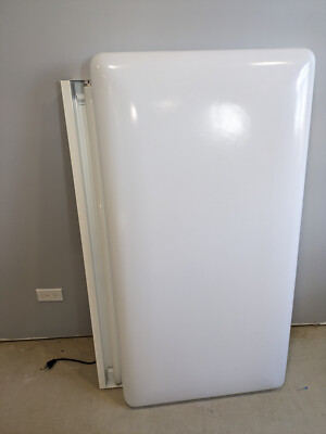 4-Light Fixture 4-ft x 2-ft Fluorescent Luminaire, White, Smooth Puff ...