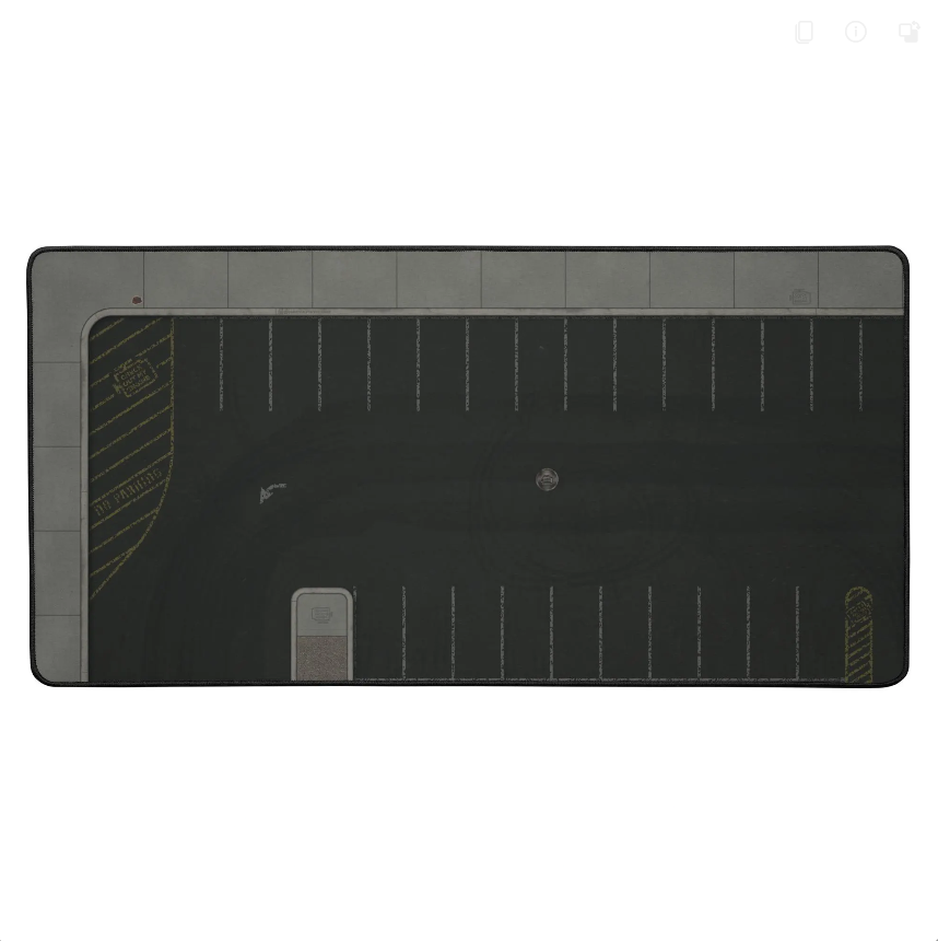 1:64 Diecast & Micro RC Parking Lot Mat – 16"x32" Modular Collector ...